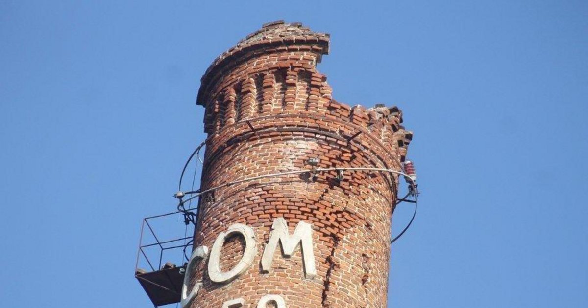 Chimenea: se tomaron imágenes del estado de la cúpula tras el derrumbe ...