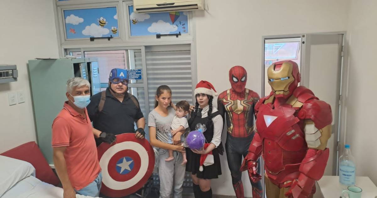 Escuadrón Fierrero les sacó una sonrisa a 100 niños y niñas internados en el Pediátrico | El Litoral